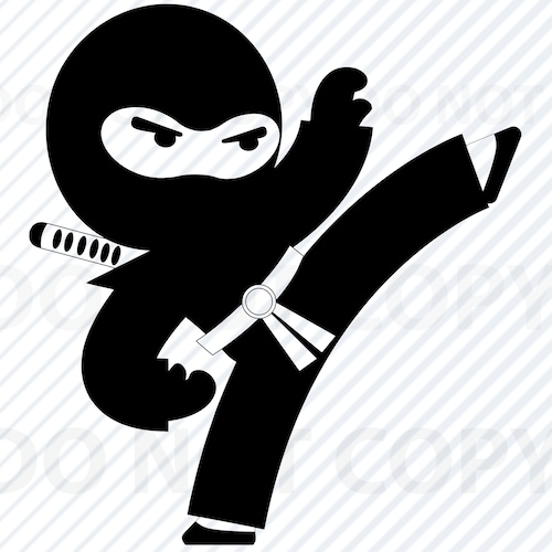Ninja SVG Ninja PNG Ninja Clipart Ninja Cut File Ninja - Etsy Canada