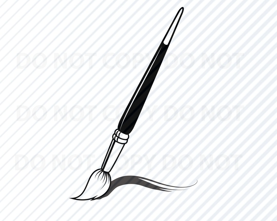 Paint Brush SVG File -vector Images Clipart -painting SVG Image ...