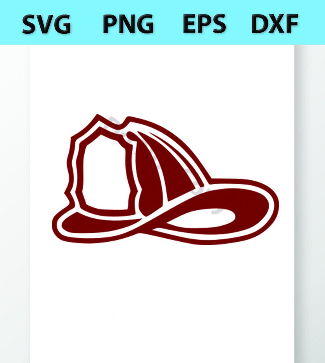 Firemans Helmet Vector Images - SVG Silhouette - Clipart - Cutting ...