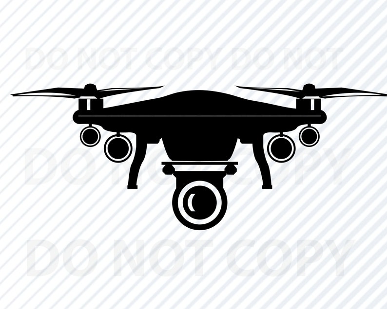 Drone Svg File - Drone Vector Image - Drone Silhouette - Clipart - Svg ...