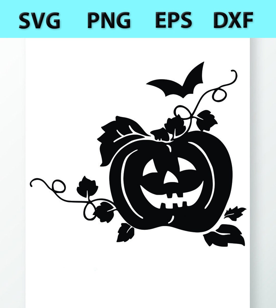 Halloween Pompoen Clipart Rand Halloween Pompoen Met Boos Gezicht