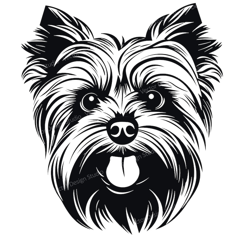 Yorkie Svg - Etsy