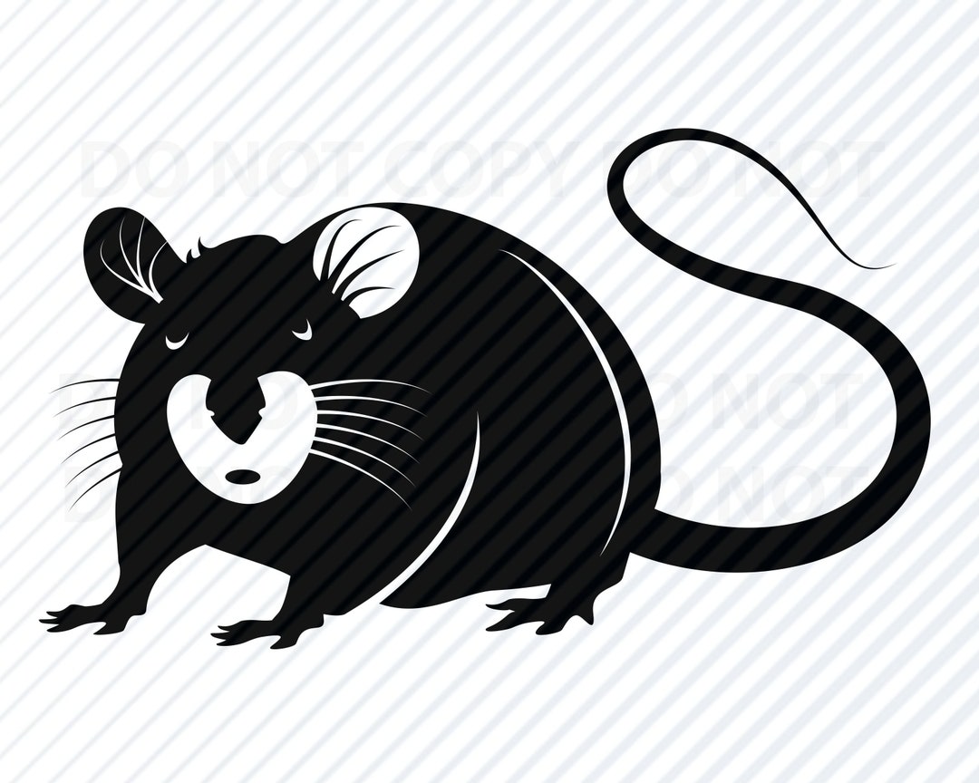 Mouse SVG Files Clipart - Clip Art Silhouette Vector Images - Mice SVG ...