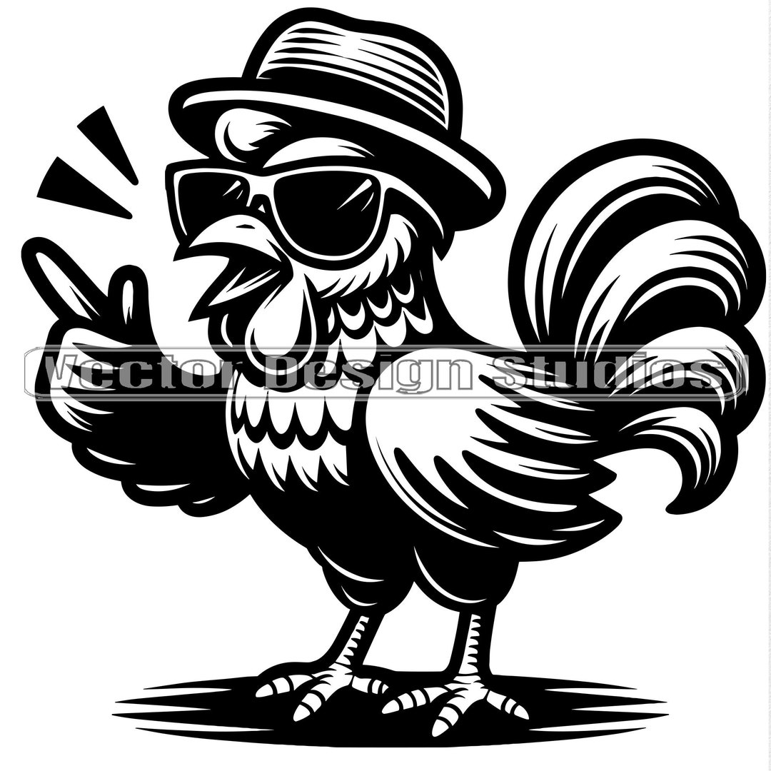 Cute Baby Chicken Svg & PNG Files, Baby Farm Animals Clipart Silhouette ...