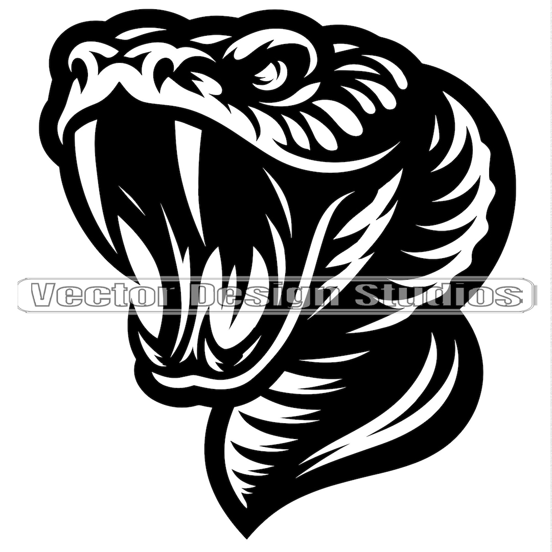 Viper Snake Head Svg & PNG Files, Snake Logo Design Clipart, Dont Tread ...