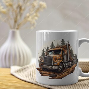 Logging Truck Png for Sublimation, Logger Truck Clip Art, Logger T ...