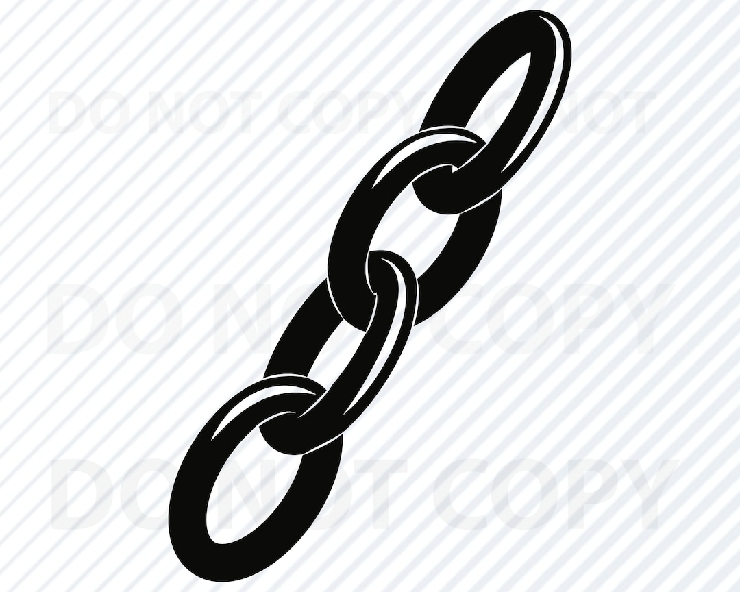 Link Chain SVG Files - Chains Silhouette Clip Art SVG - Eps, Chains Png ...