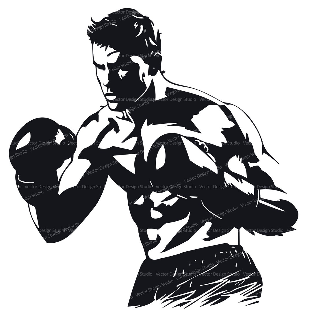 Silueta de boxeador Archivos Svg & PNG, Imagen vectorial de imágenes ...