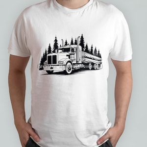 Logging Truck Svg & PNG File Graphic, Logger Rig Truck Vector Clipart ...