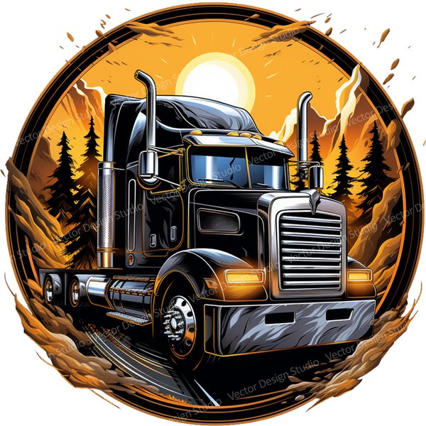 Big Rig Truck - Etsy