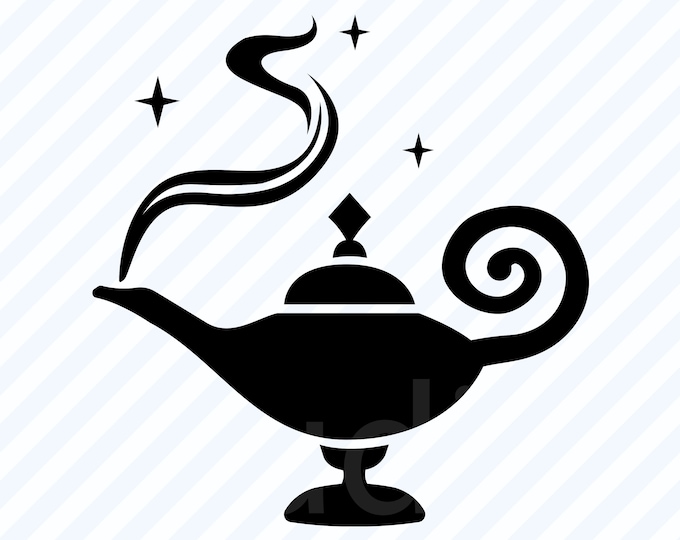 Genie Lamp .SVG File for Vinyl Cutting - Etsy