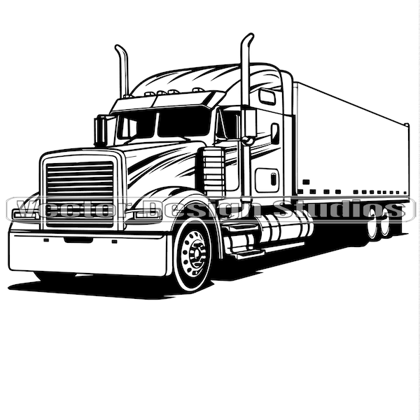 Sublimation 18 Wheeler Svg - Etsy