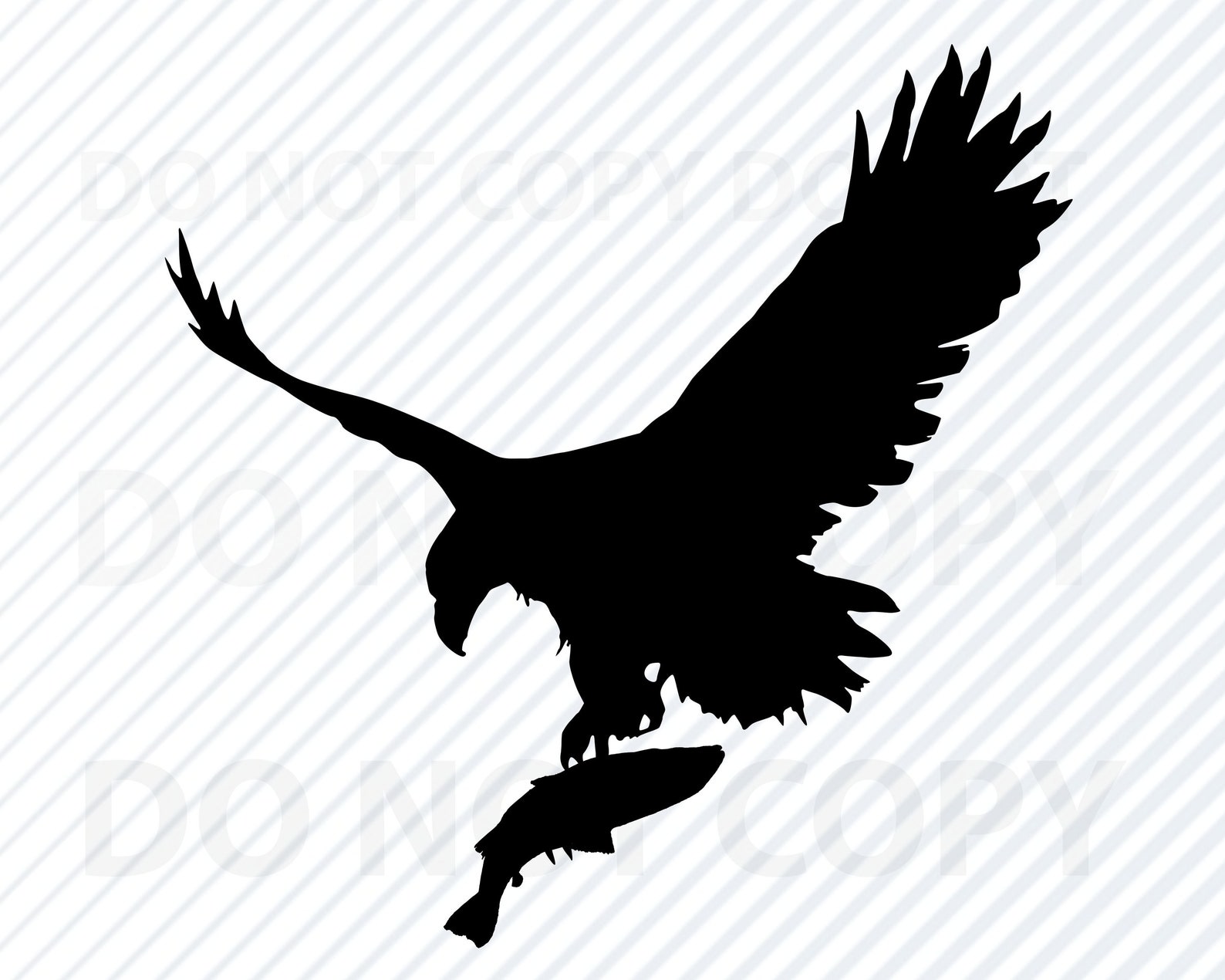 Eagle SVG Files Clipart - Clip Art Silhouette Vector Images - Cutting ...