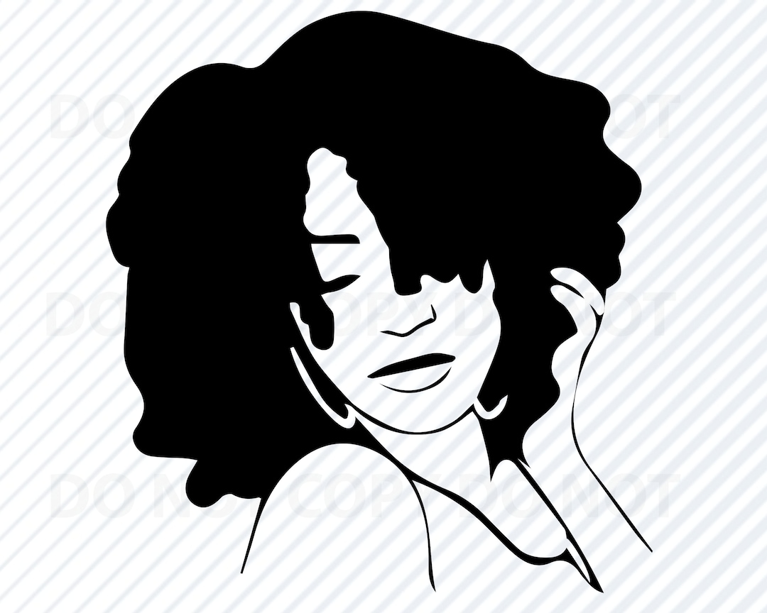 African American Diva Woman #3 SVG Image - Afro Black Woman SVG - Eps ...