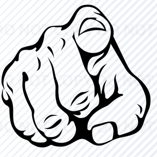 Pointing Hand - Etsy