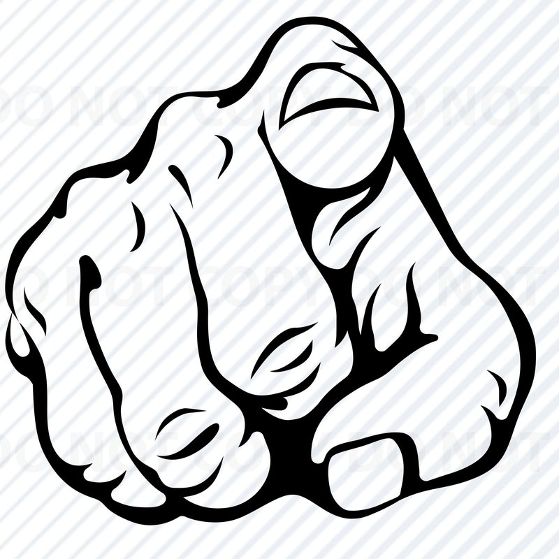 Pointing Hand - Etsy
