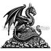 Dragon Treasure SVG, Tattoo Clipart, Shirt Design (digital Download) - Etsy