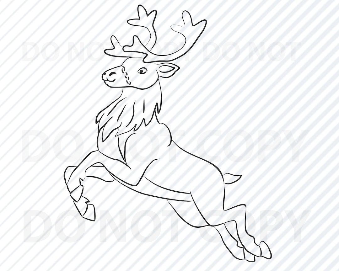 How To Draw A Flying Reindeer