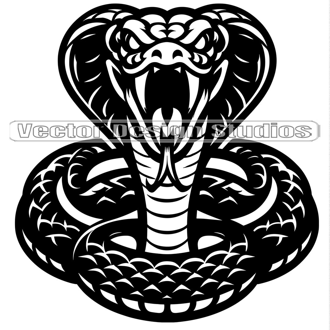 Snake Svg & PNG Files, Hissing Snake Logo Design Clipart, Dont Tread on ...