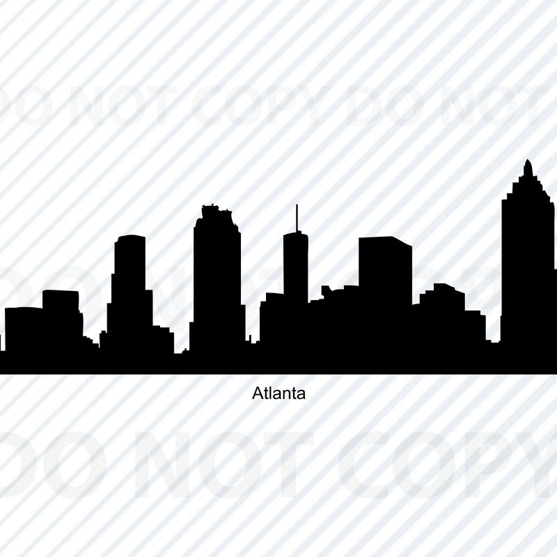 Atlanta Skyline - Etsy