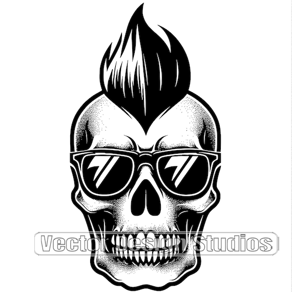 Punk Mohawk Silhouette