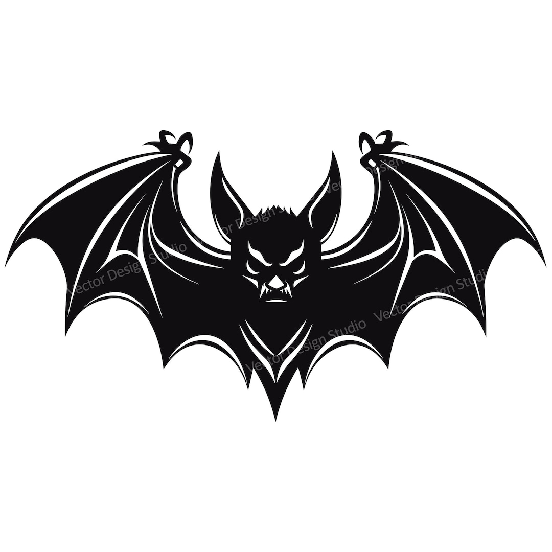 Vampire Bat SVG, Halloween Vector Graphic (digital Download) - Etsy