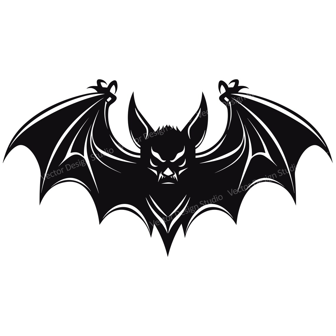 Vampire Bat SVG, Halloween Vector Graphic (digital Download) - Etsy