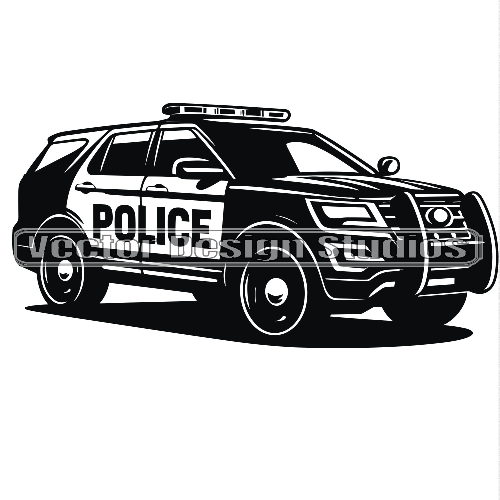 Police Car Suv Svg & PNG Files, K-9 Unit Clipart, Policeman Silhouette ...
