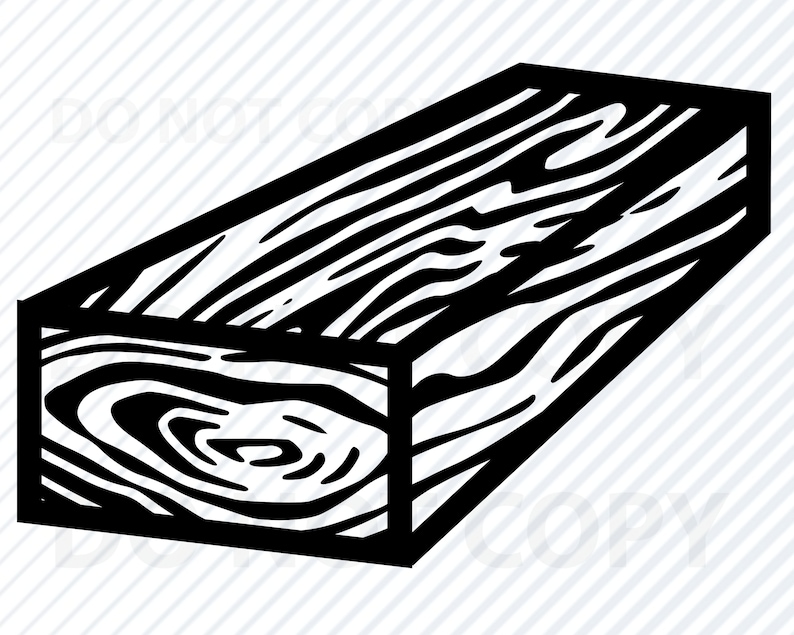 Wood Plank SVG File- Lumber Vector Images - Construction Clip Art Eps ...