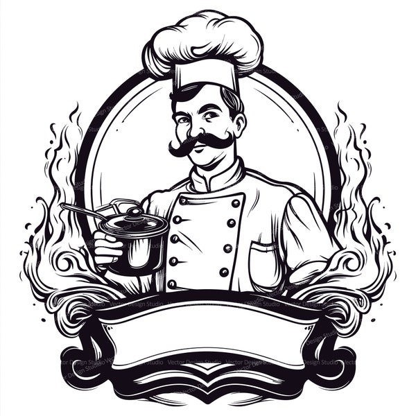 Chef Svg - Etsy