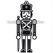 Nutcracker Toy Soldier Svg & PNG Files, Winter Christmas Clipart ...