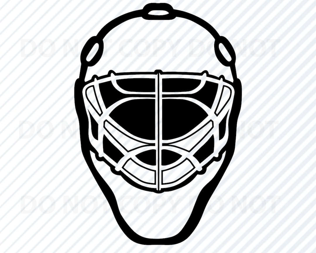 Hockey Goalie Mask SVG File Hockey Logo Vector Images Sports Clip Art ...