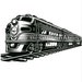 Locomotive Train SVG, Passenger Train Clipart, Black Silhouette ...