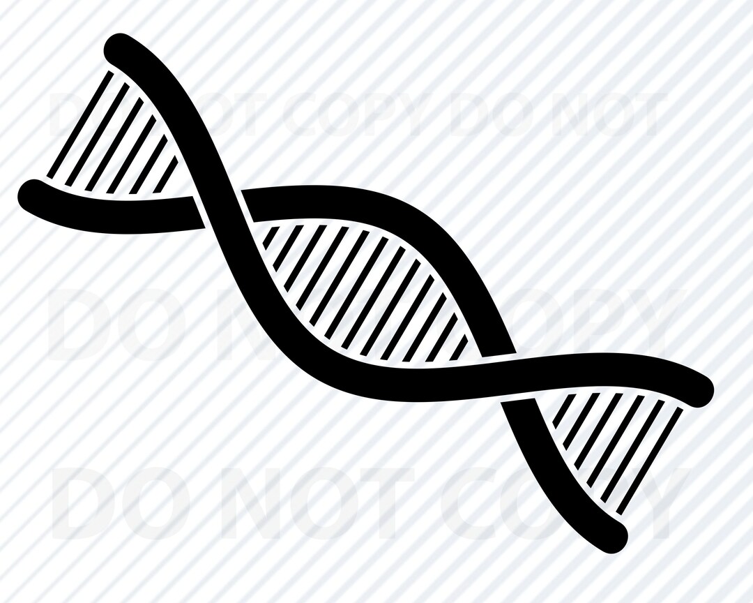 Dna SVG File Silhouette - DNA Vector Images Clipart -cut Files - Eps ...