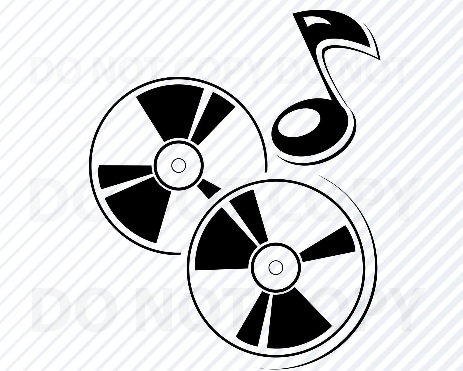 Music Cd SVG Files for Cricut Silhouette Music Clipart F - Etsy