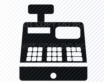 Cash Register Svg - Etsy