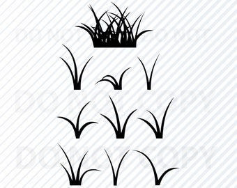 Grass Dxf File - Etsy