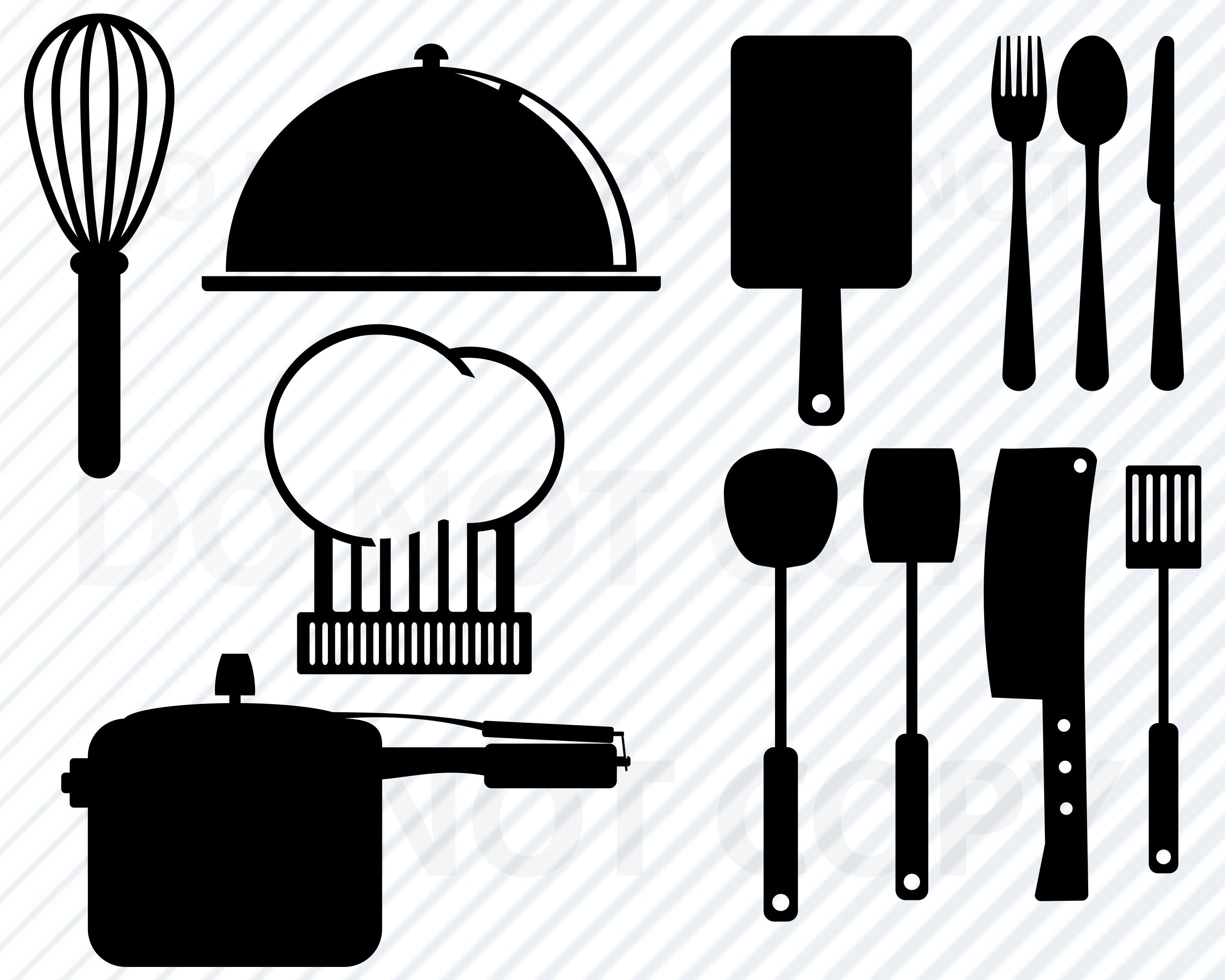 Kitchen Silhouette Graphics