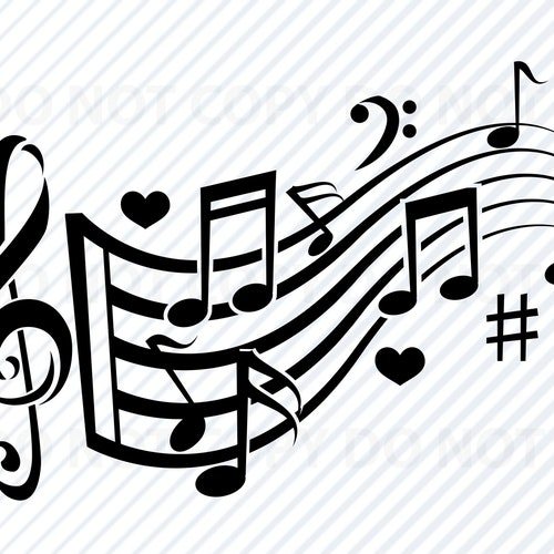 Music SVG Music Notes SVG Music Notes Clipart Music - Etsy Israel
