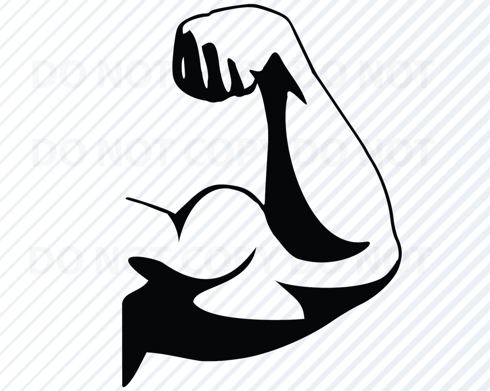 Muscle SVG File Bicep Vector Images Silhouette Clip Art Body Building ...