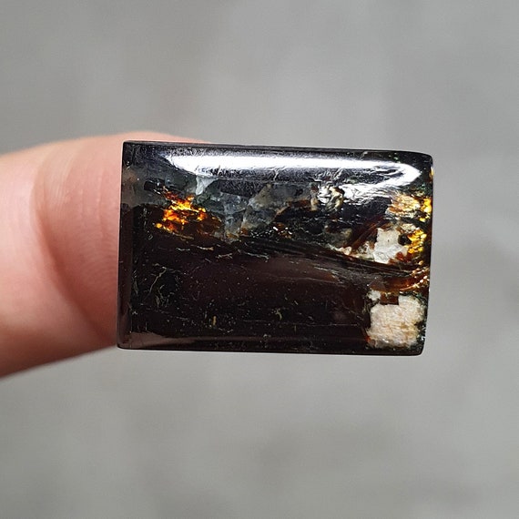 1.78 Rare Astrophyllite Russian Stone Cabochon Russia Star - Etsy