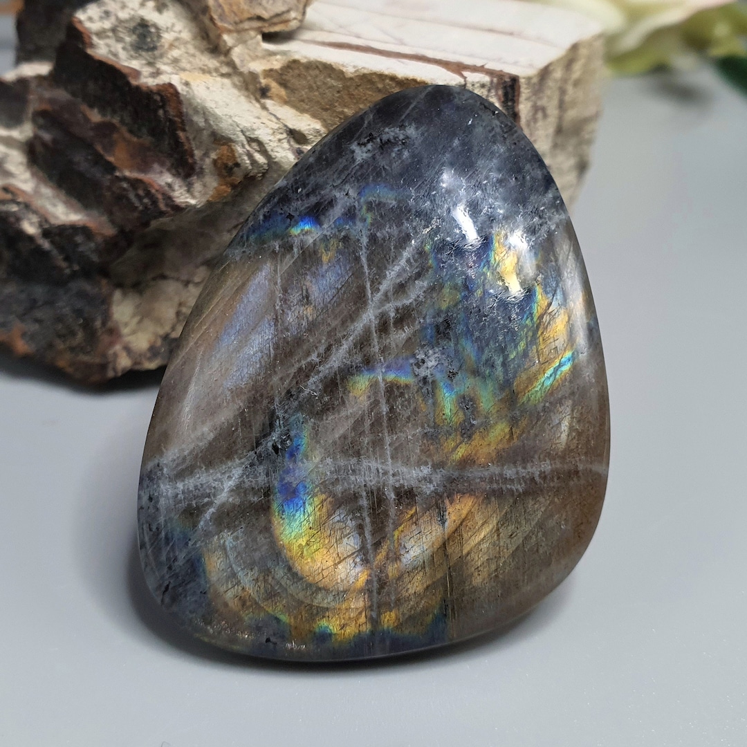 Finnish Spectrolite Cabochon, Natural Ylamaa Labradorite, Finland - Etsy