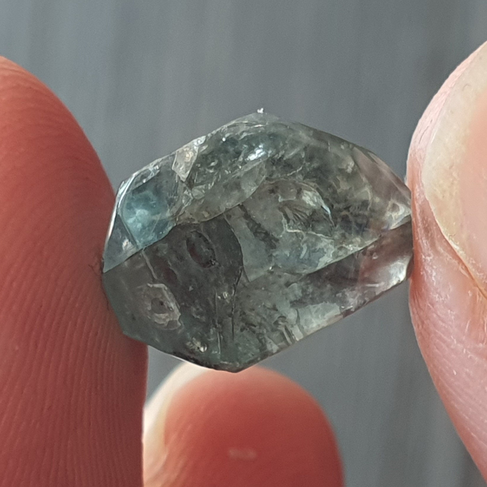 11.07 Ct Blue Zircon TOP CRYSTAL Natural Blue Zircon Rough Authentic ...