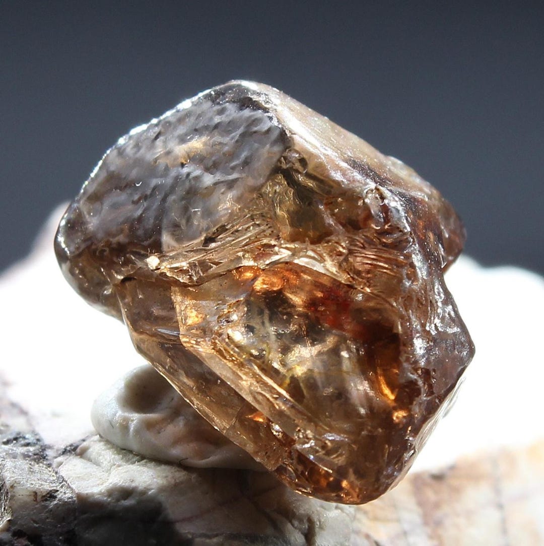 22.82ct MEGA Jacinth Natural Zircon Eye Clean Cambodia Facet Grade Top ...
