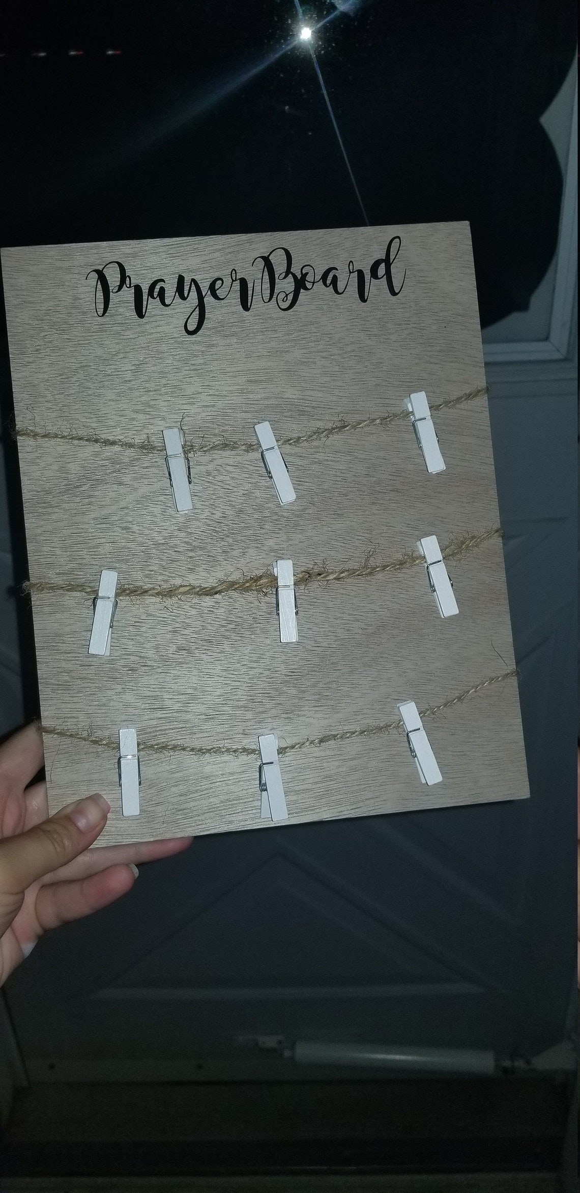 Personalized Prayer Board / Pray / Faith Gift / Daily Prayer Board ...