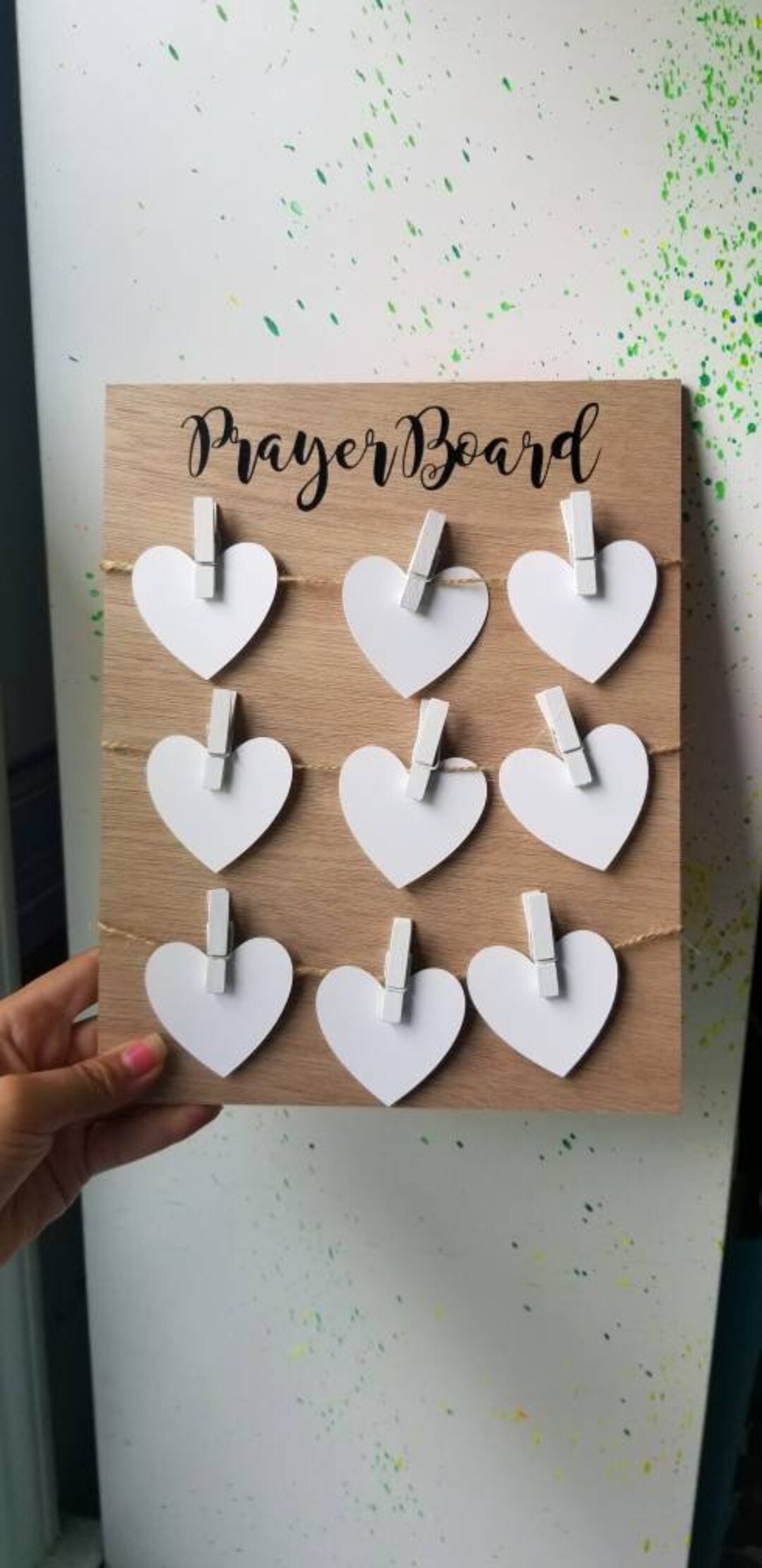 Personalized Prayer Board / Pray / Faith Gift / Daily Prayer Board ...