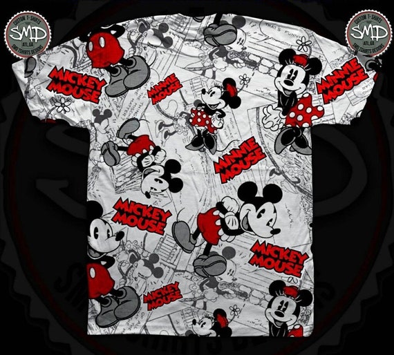 Mickey And Minnie Mouse Shirt Etsy