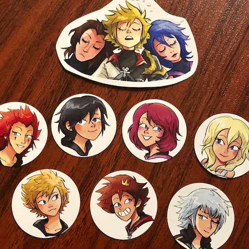 Kingdom Hearts Sticker Pack - Etsy