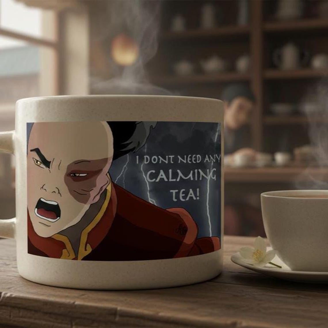 Zuko Calming Tea Sticker or Magnet, Avatar Meme Art, Uncle Iroh Jasmine ...