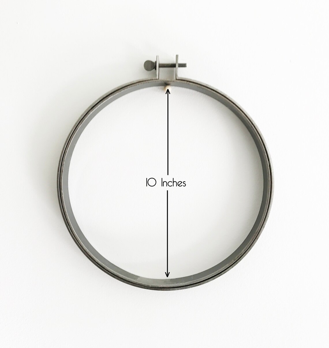 10 INCH Embroidery Hoop Style Metal Frame, Metal Embroidery Frame for ...